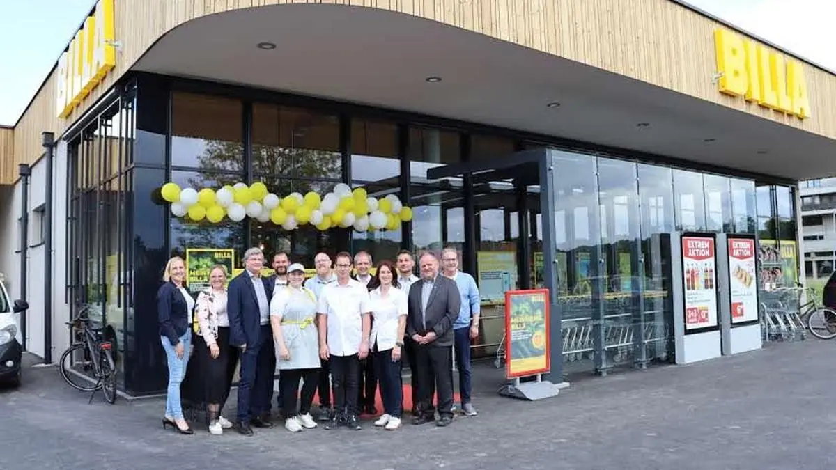 Business-Szene Südweststeiermark: Billa in Gleinstätten erstrahlt nach Umbau in neuem Glanz